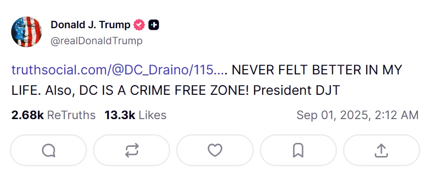 Never felt better: Trump hits back amid he is 'dead' buzz online