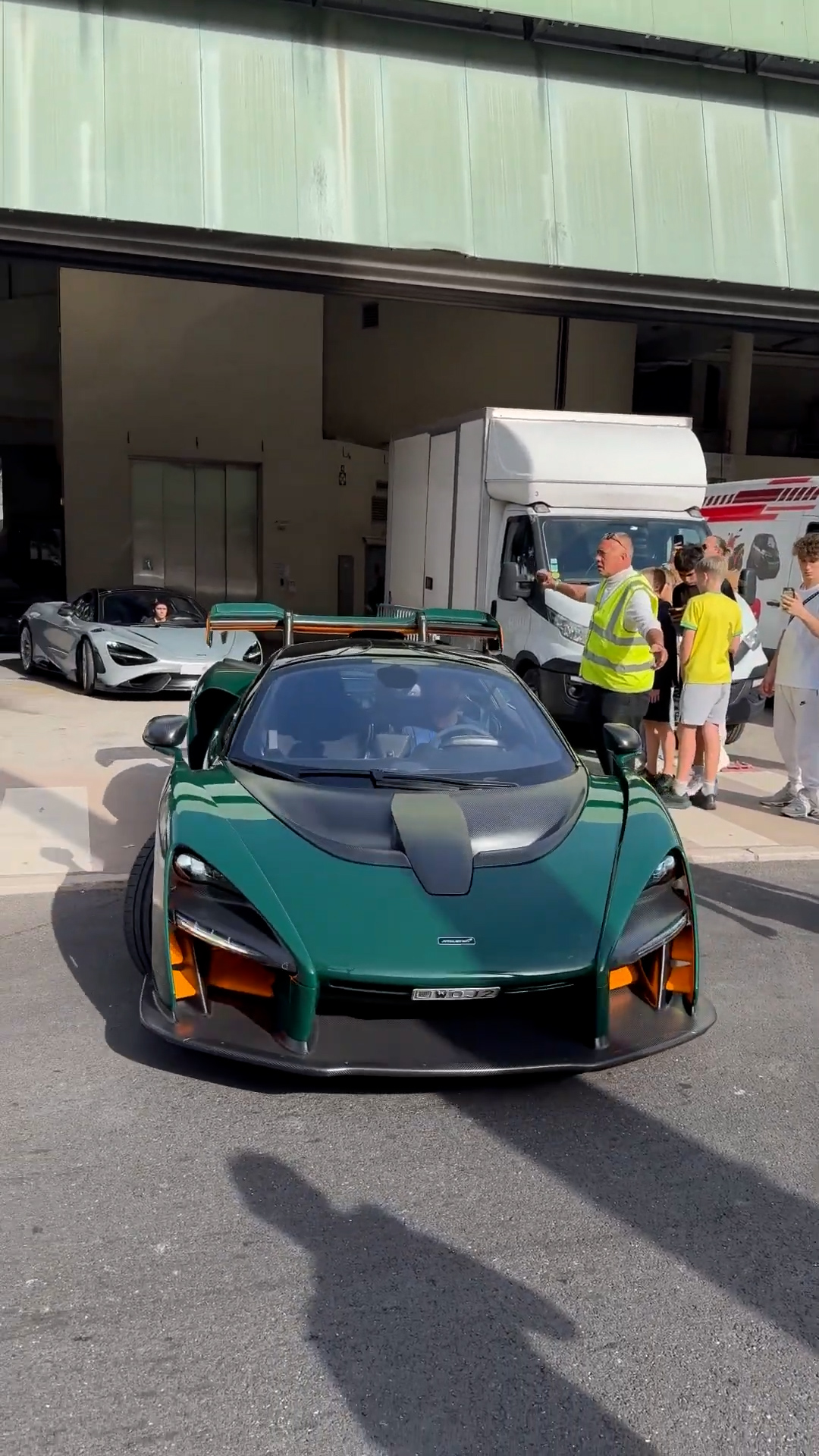 McLaren Convoy Driving Through Monaco