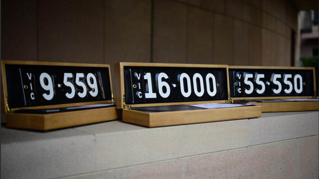 Bidding war expected for Victoria's historic licence plates