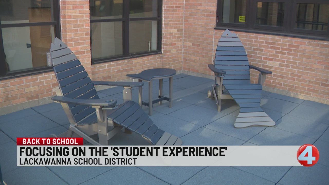 Lackawanna City School District opens new outdoor courtyard