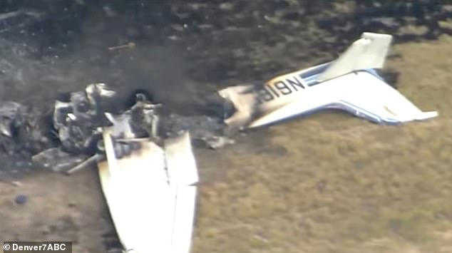 Two small planes collide MID-AIR at Colorado airport