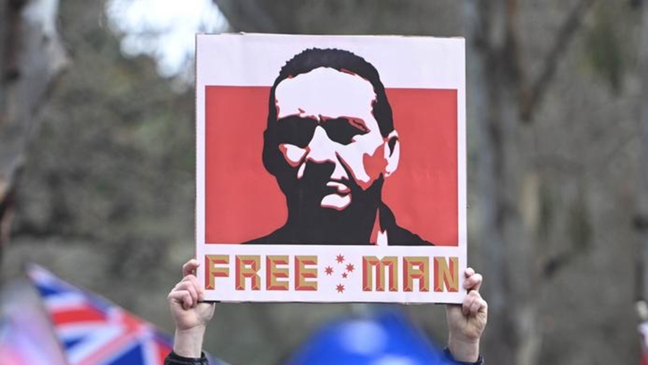 Ex-cops fume at ‘obscene’ protest sign