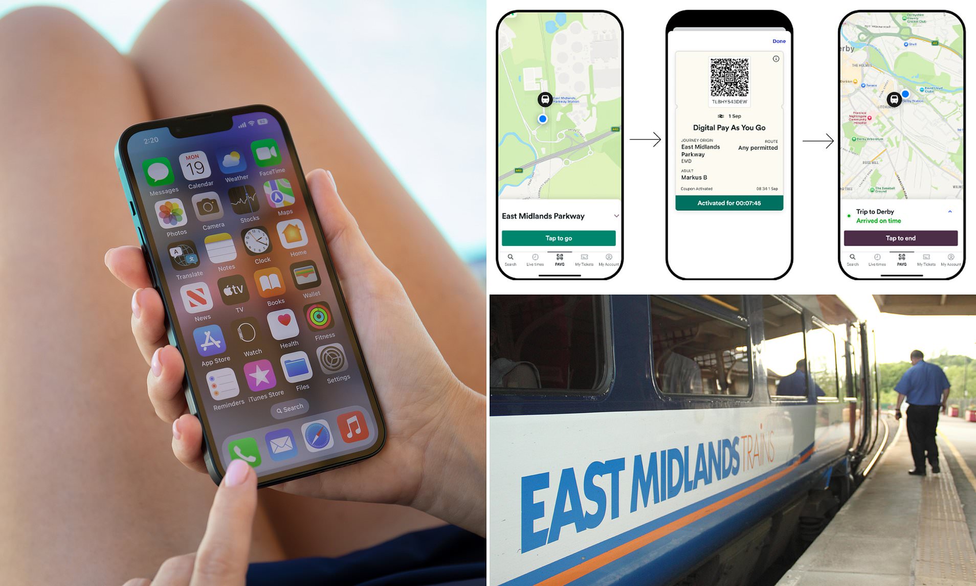 Pay-as-you-go rail ticketing system which tracks passengers locations ...