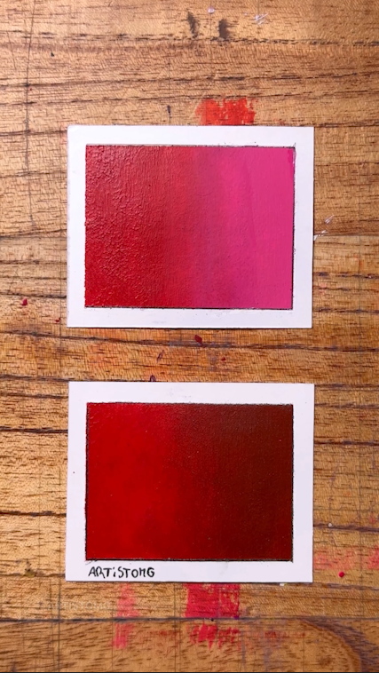 Subtle Red Gradient in Minimalist Style