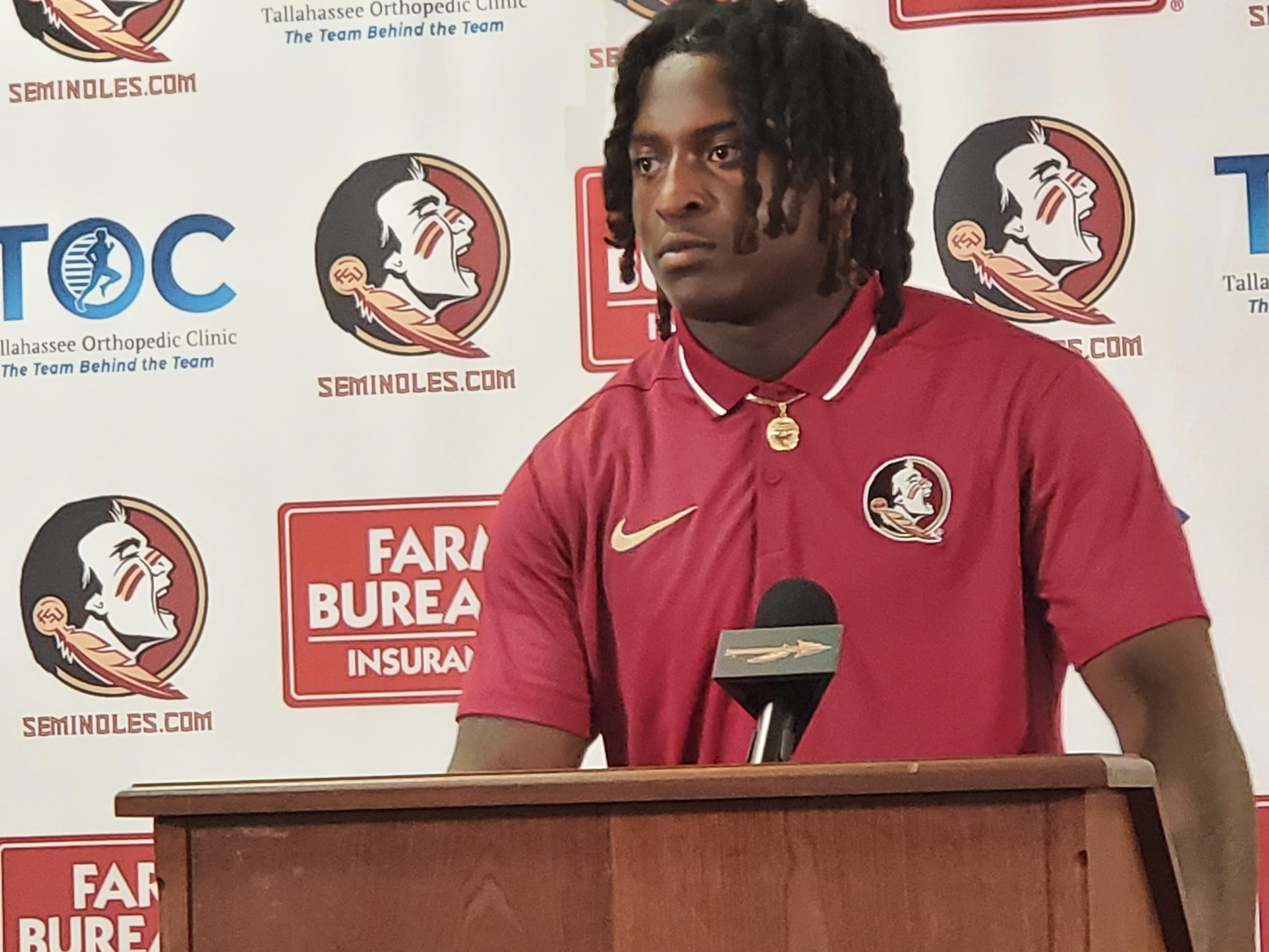 Florida State football honors Ethan Pritchard with sweatbands, pregame ...