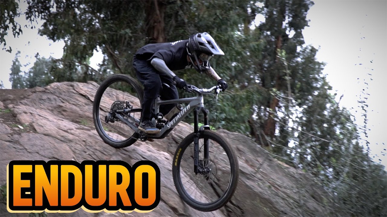 Grabando Mountain Bike en el Cerro San Cristobal