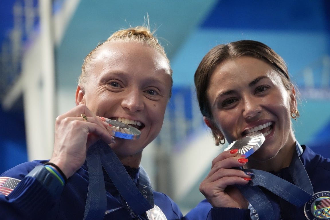Olympic diving stars Kassidy Cook and Sarah Bacon shine in ...