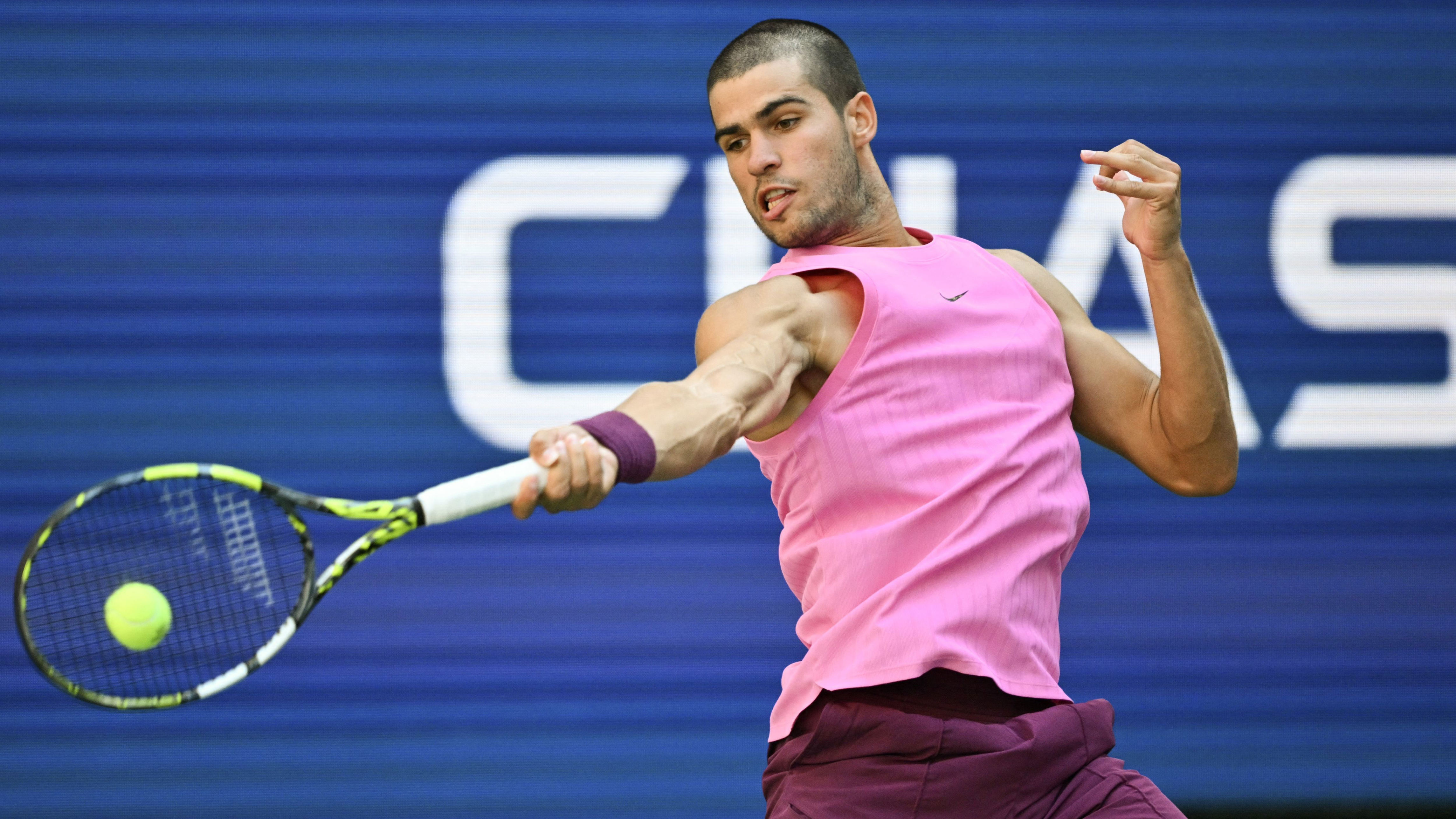 Carlos Alcaraz - Arthur Rinderknech: Highlights, Achtelfinale | US Open ...