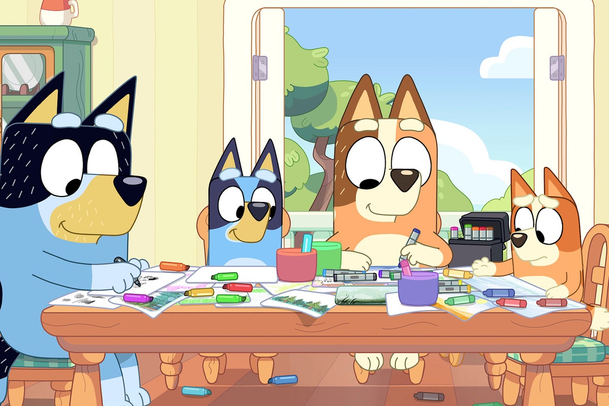 Bluey keeps spot as most streamed show in 2025
