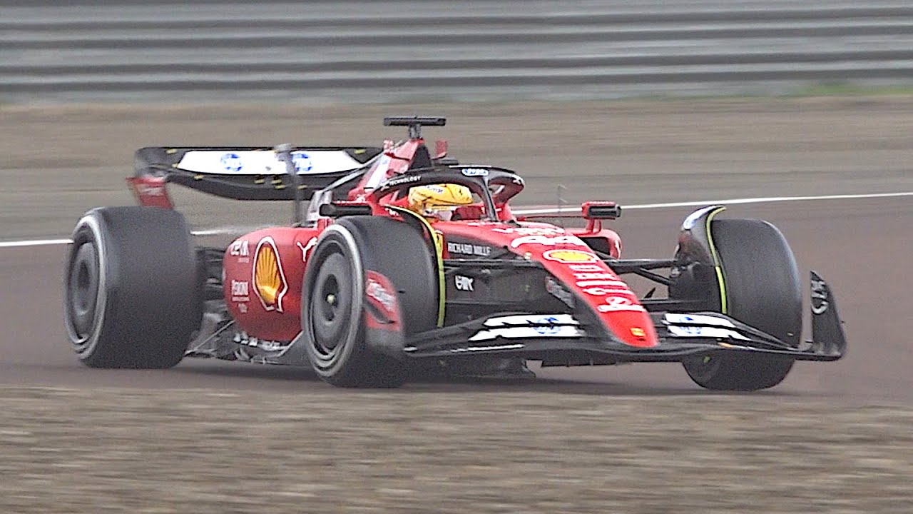 Lewis Hamilton Ferrari SF-23 Test at Fiorano