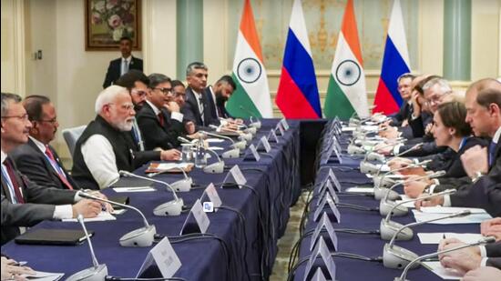 Modi calls India-Russia cooperation crucial amid souring ties with US