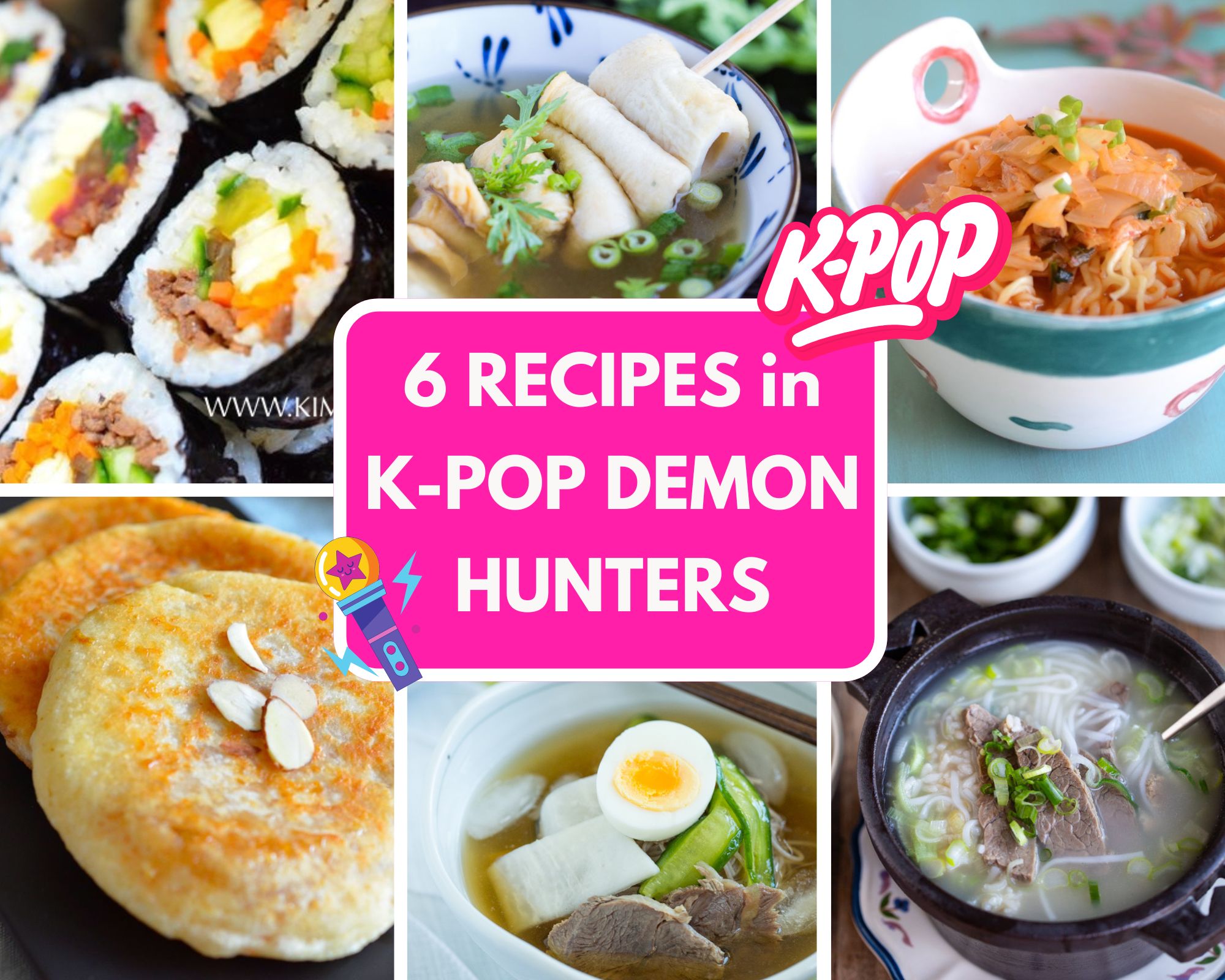 6 Korean Foods to Cook After watching K-POP Demon Hunters movie