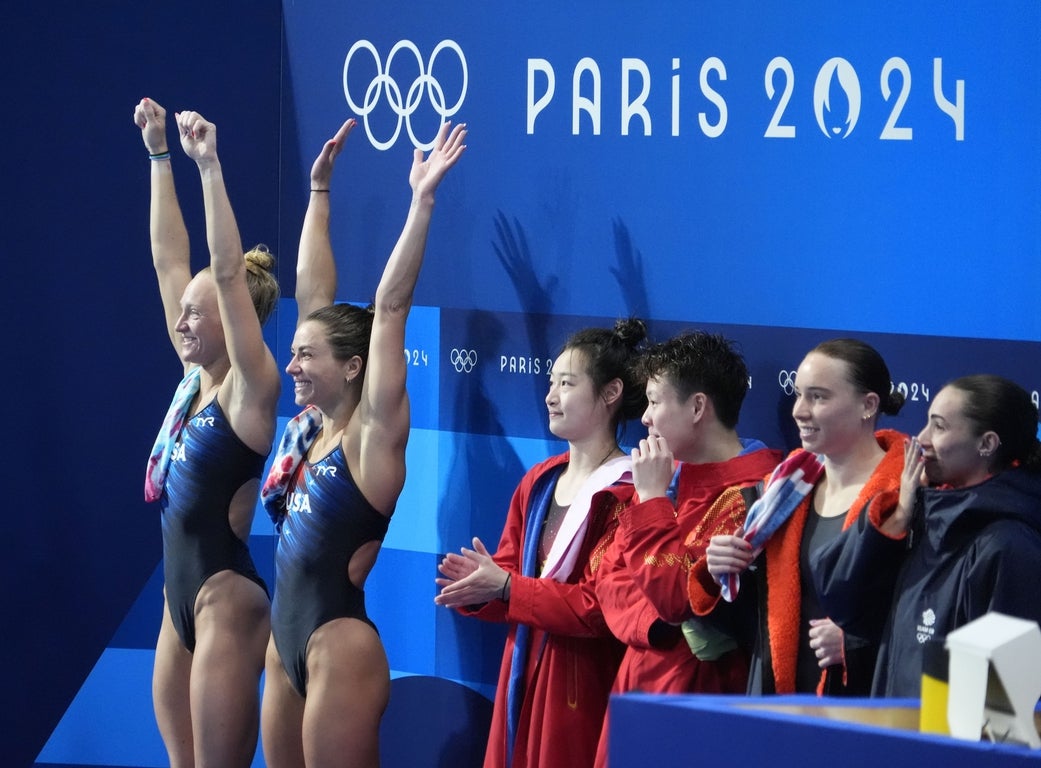 Dynamic photos highlight Olympic divers Kassidy Cook and Sarah Bacon