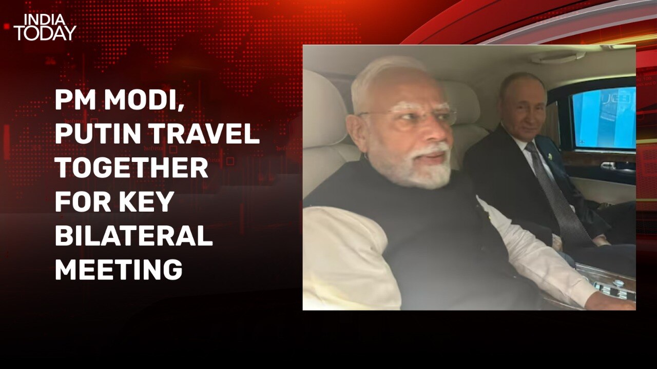PM Modi, Vladimir Putin travel together for bilateral talks after SCO ...
