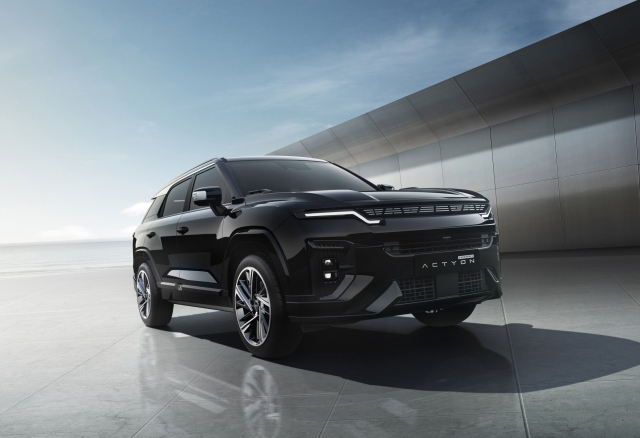 KGM, 8월 8860대 판매…액티언 하이브리드로 내수 선전