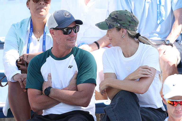Tennis legend Lleyton Hewitt and wife Bec proudly watch son Cruz ...