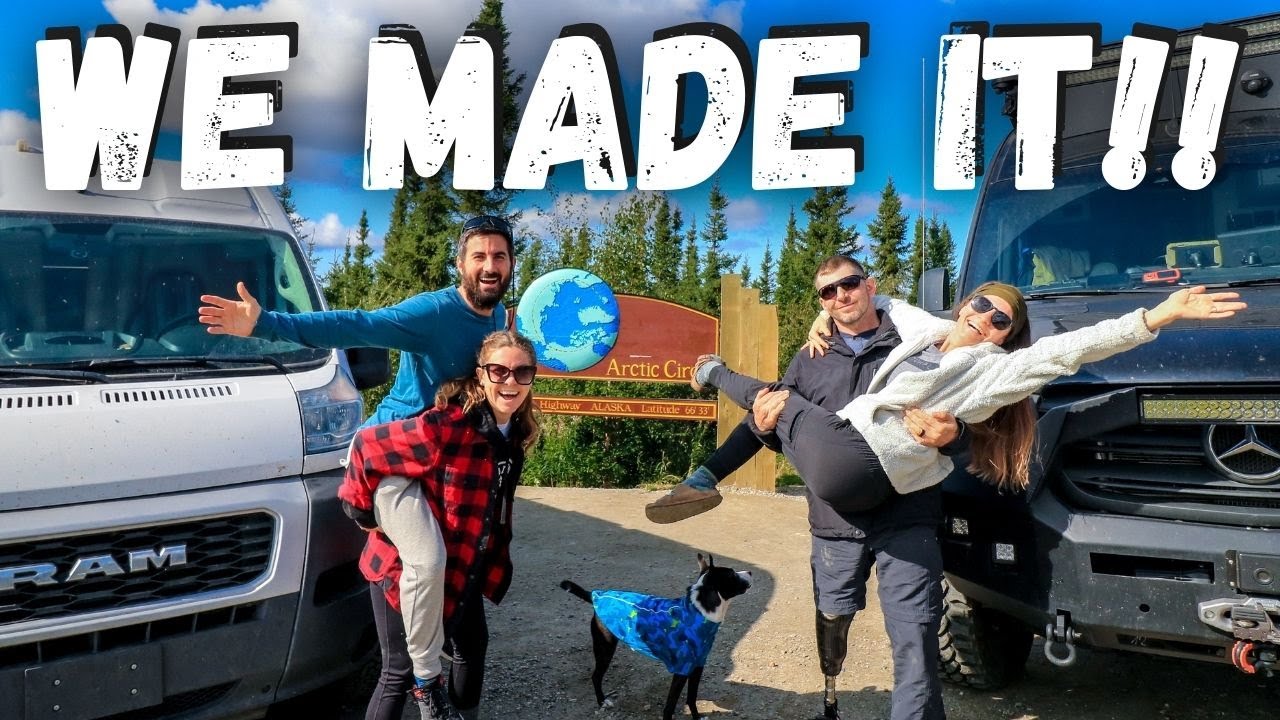 Epic 5,000-Mile Van Journey from Florida to Alaska’s Arctic Circle