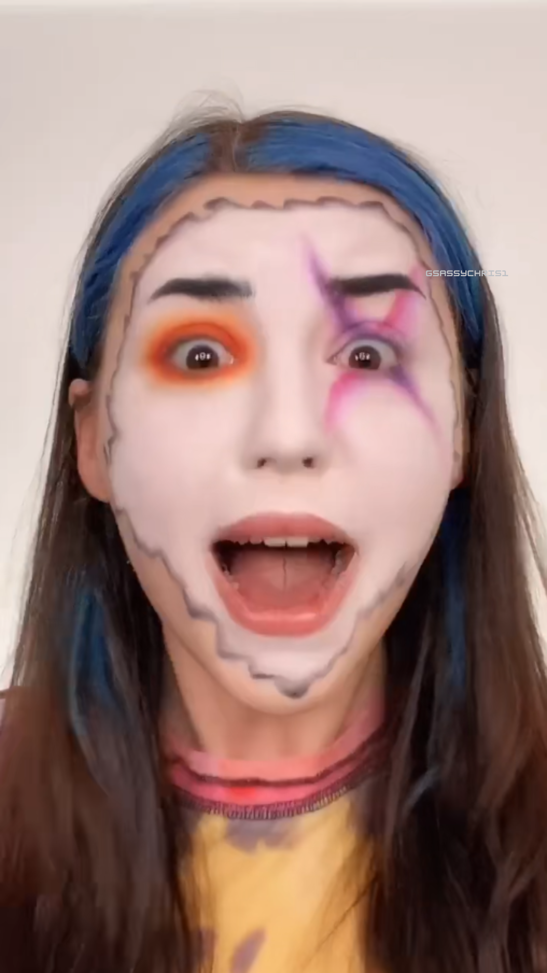 Clown Check – Bold Eye Makeup Tutorial