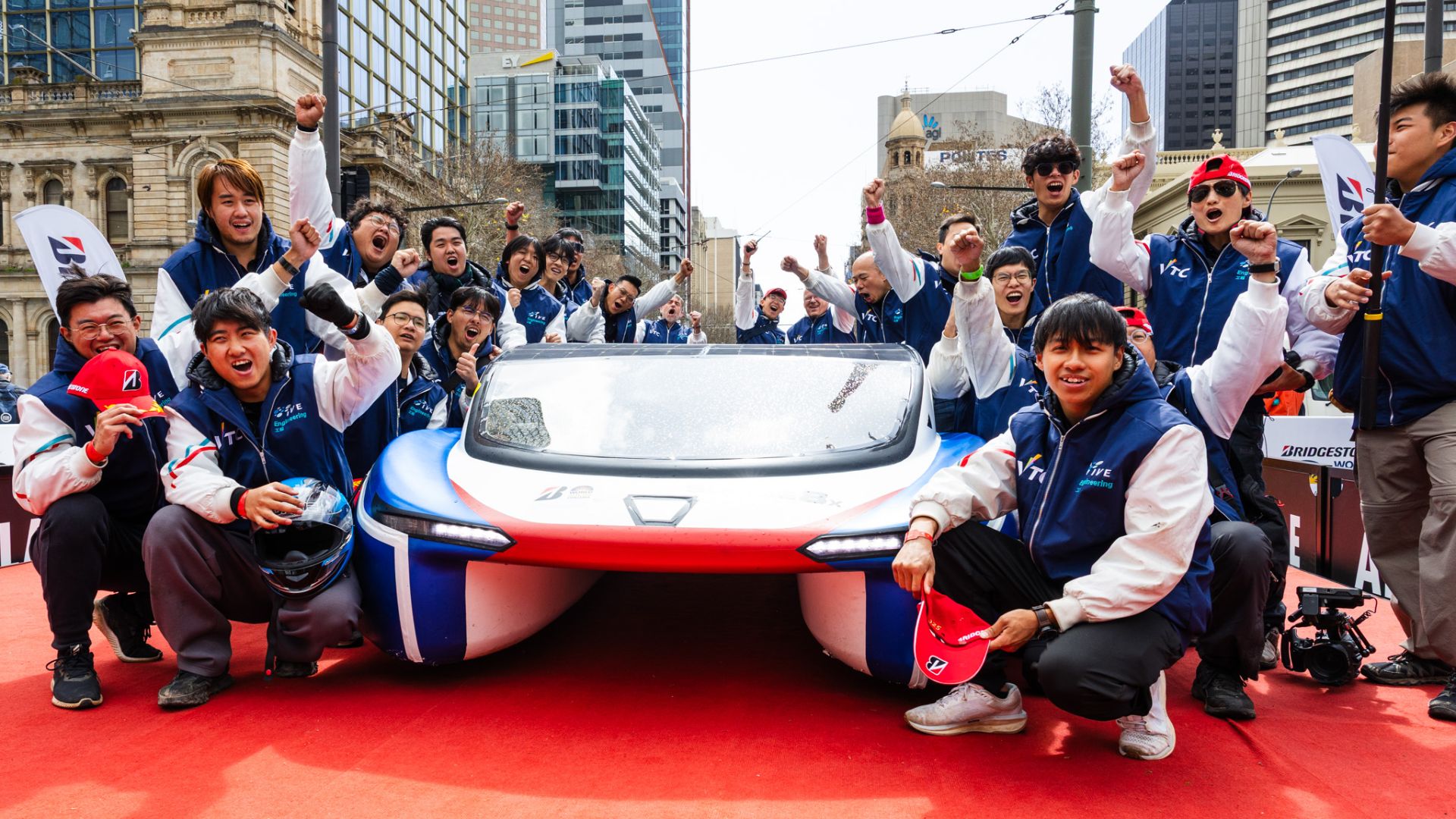 Student-built EV wins 1,864-mile Australian solar race against global ...