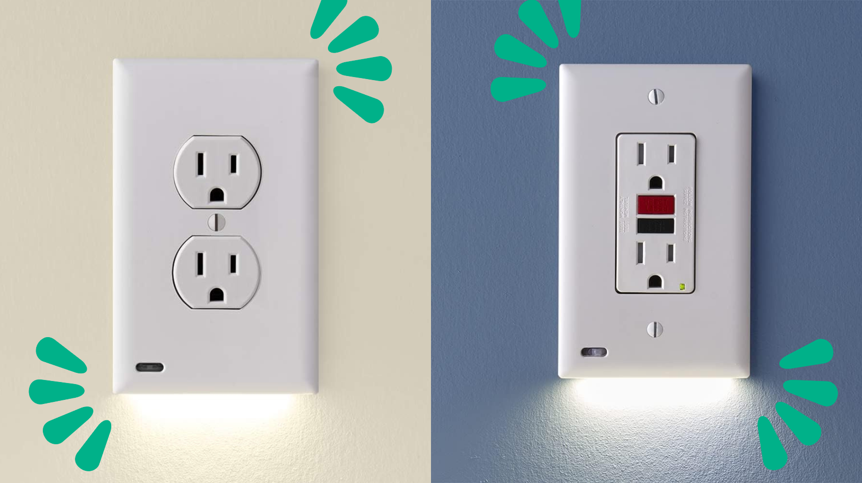 These Nightlights Free Up Outlet Space And Are So Easy To Install