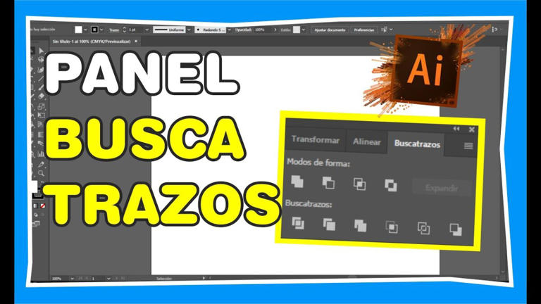 Unir objetos en Illustrator: guía completa del panel Buscatrazos