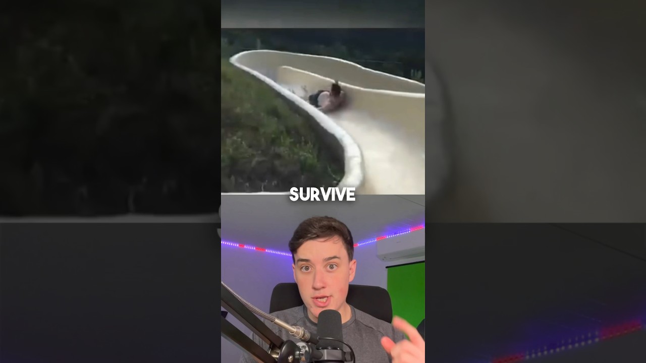 Science-backed tips for surviving a fall from a water slide