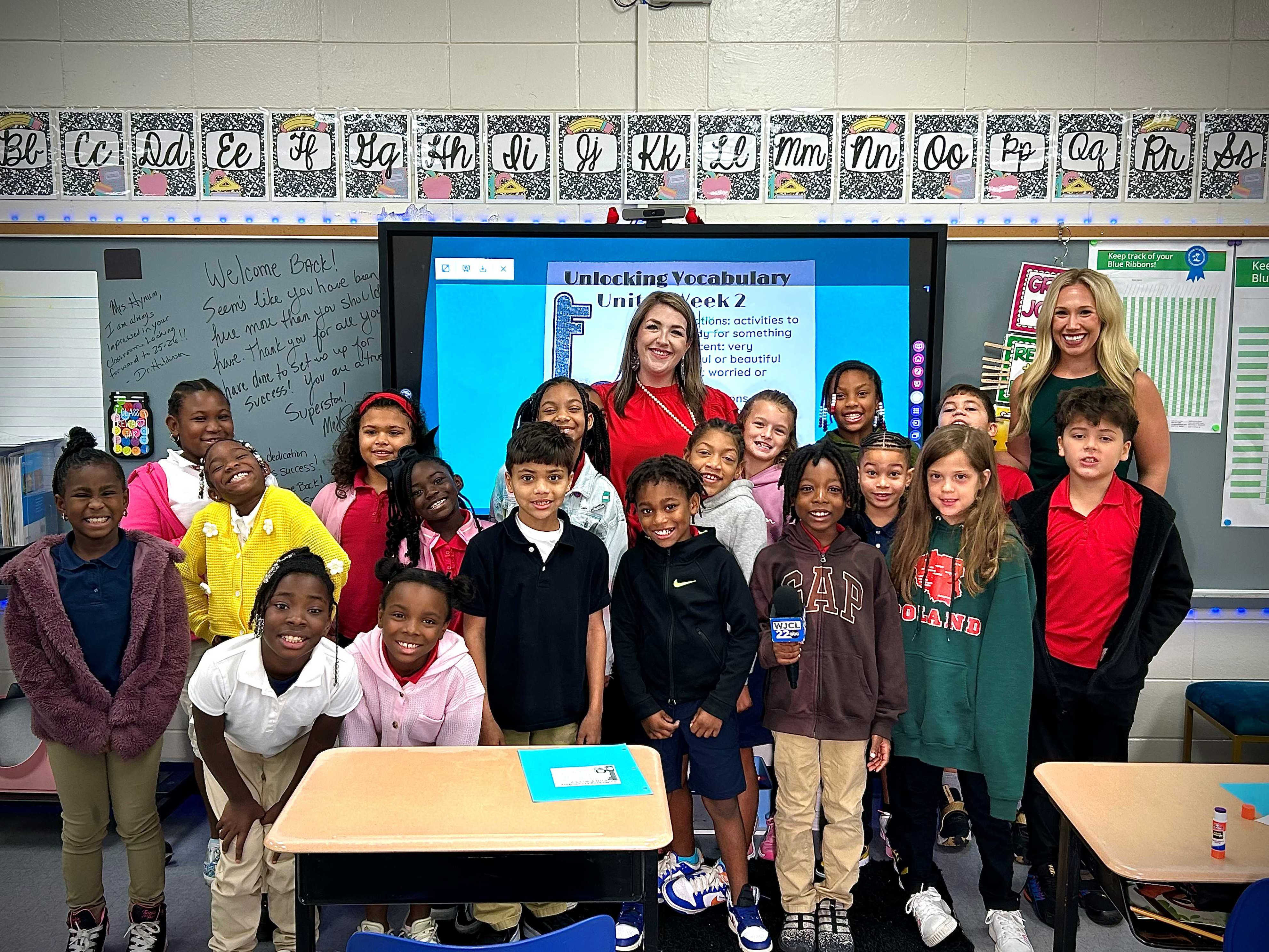 Monica Hynum helps children build confidence in her third grade class ...