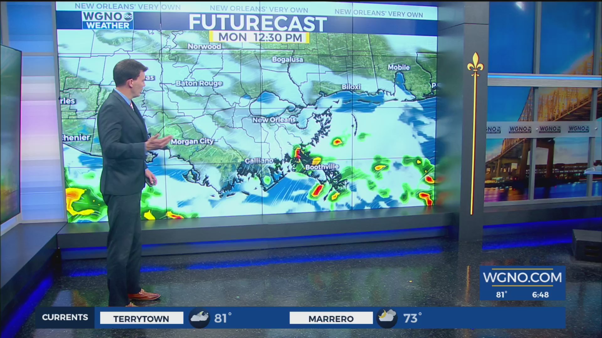 Mostly dry Labor Day forecast