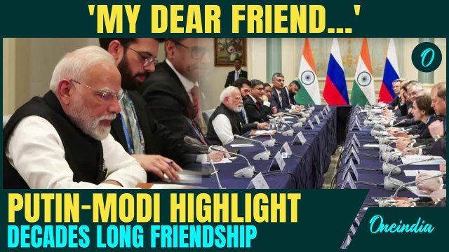 Modi-Putin Friendship on Full Display: Decades of Trust, India-Russia ...