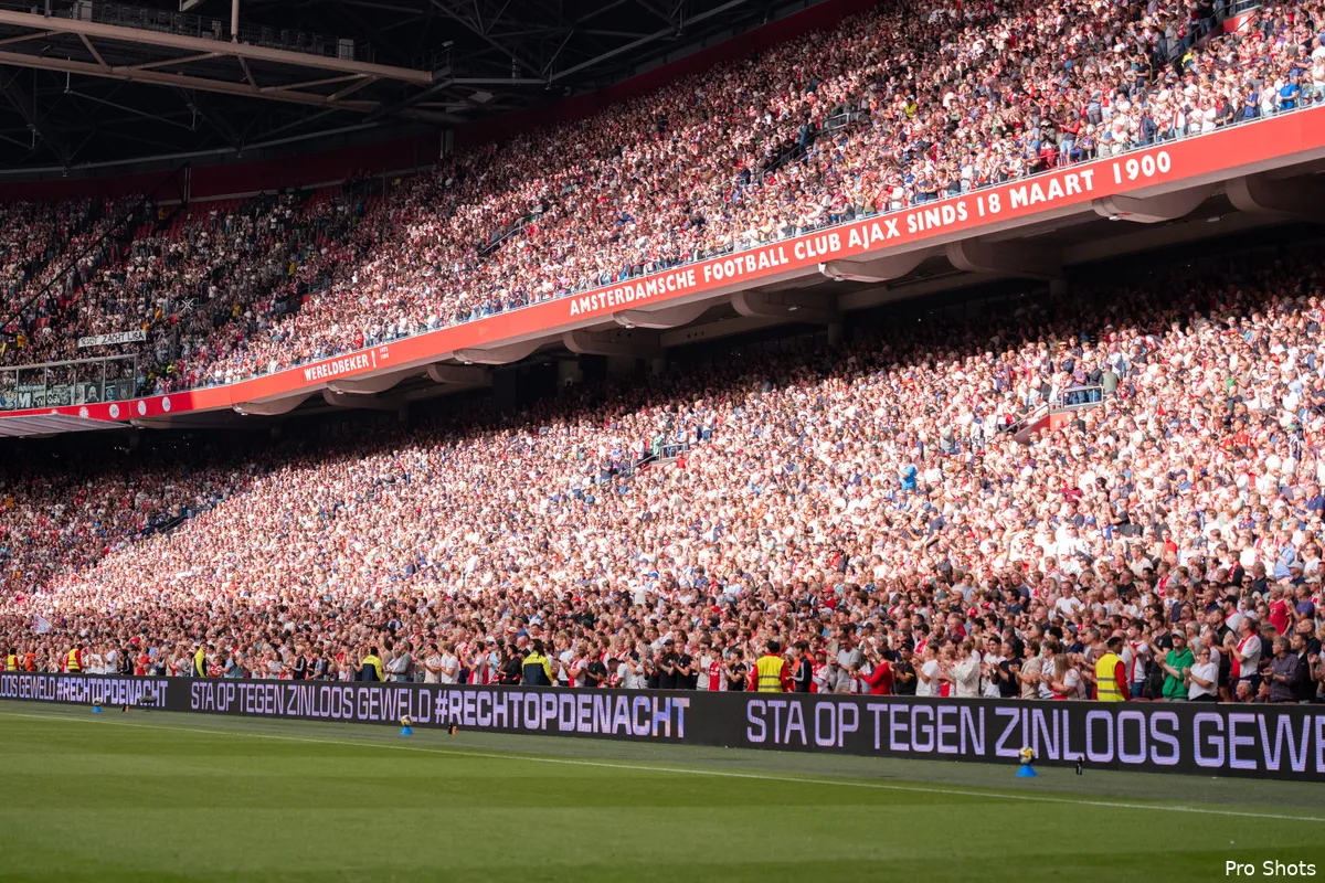 Rondom Ajax: Kom in het wit-rood-wit naar de Johan Cruijff ArenA!