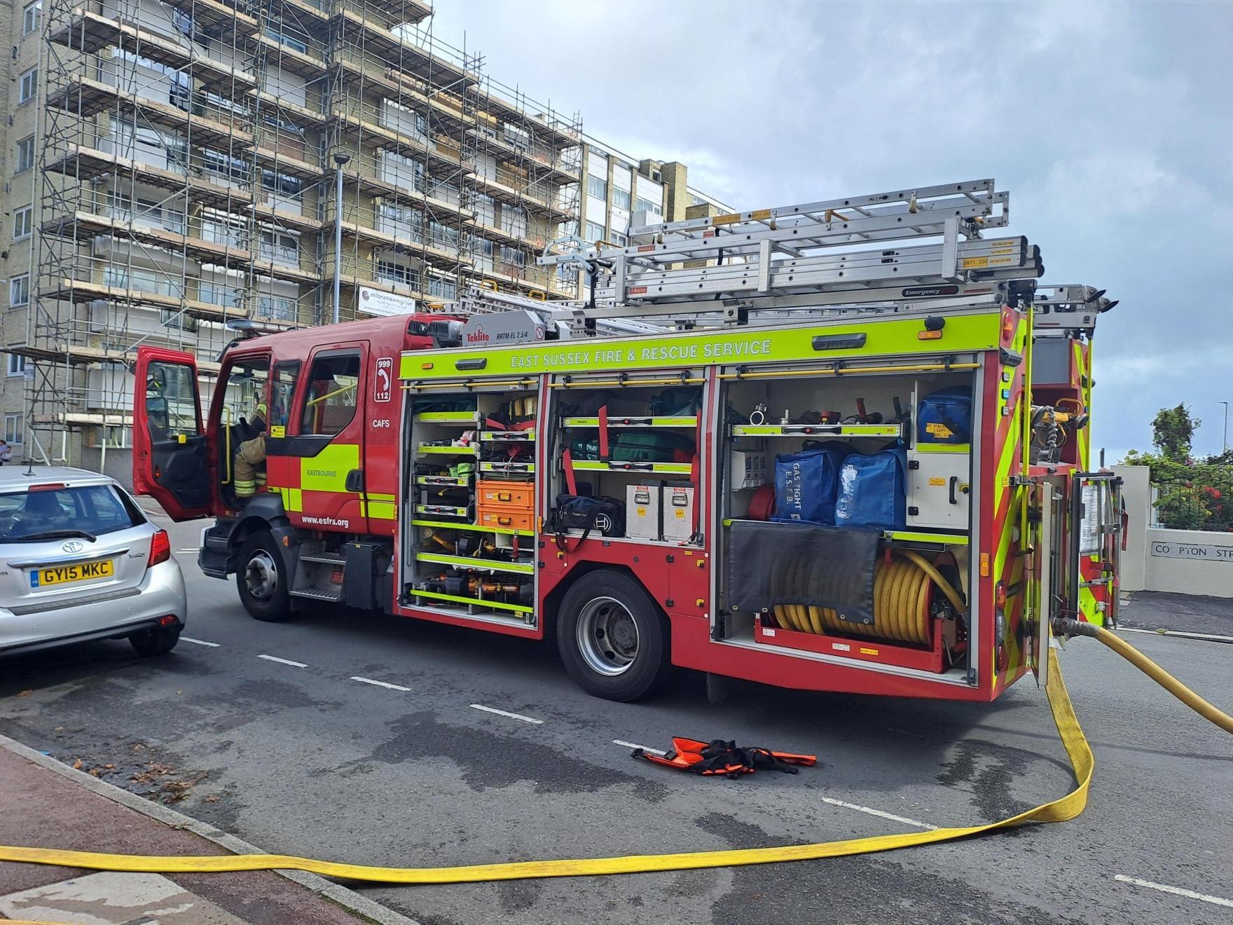 Fire service called to tackle ‘domestic fire’ in Eastbourne