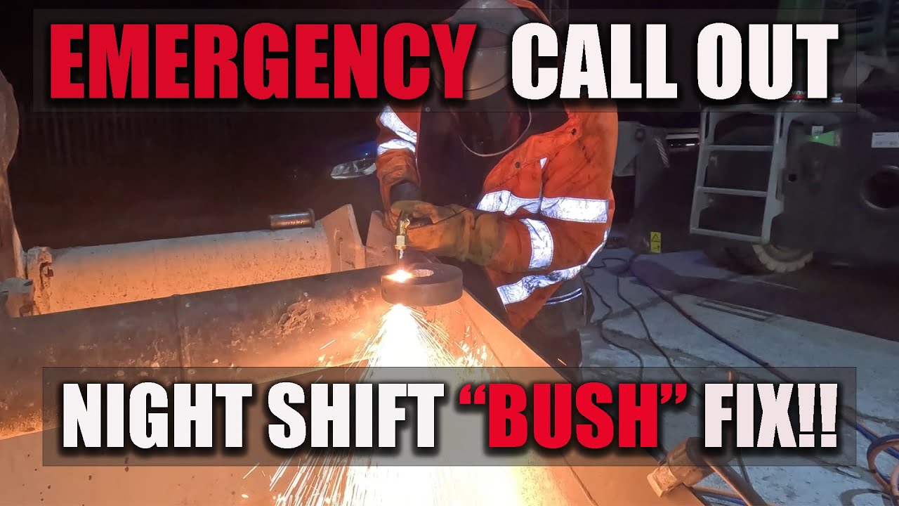 Sennebogen Clamp Bucket Breakdown Bush Fix
