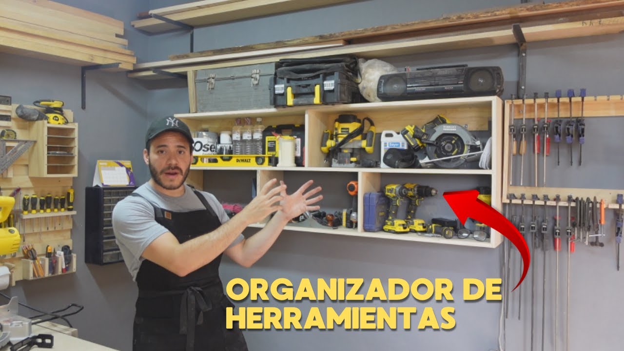 Mantén Tu Taller Ordenado Con Este Mueble Para Herramientas!! | Tool Rack