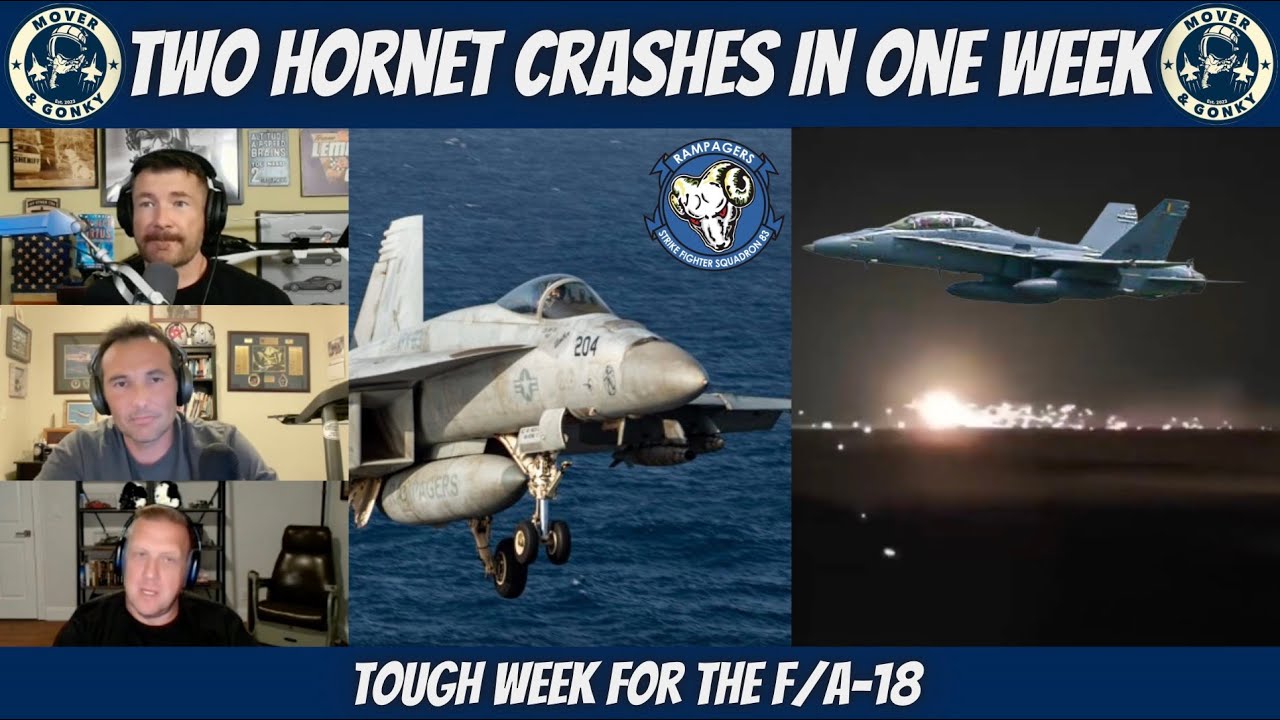 Fighter Pilots React as Two F/A-18 Hornets Crash in the Same Week!