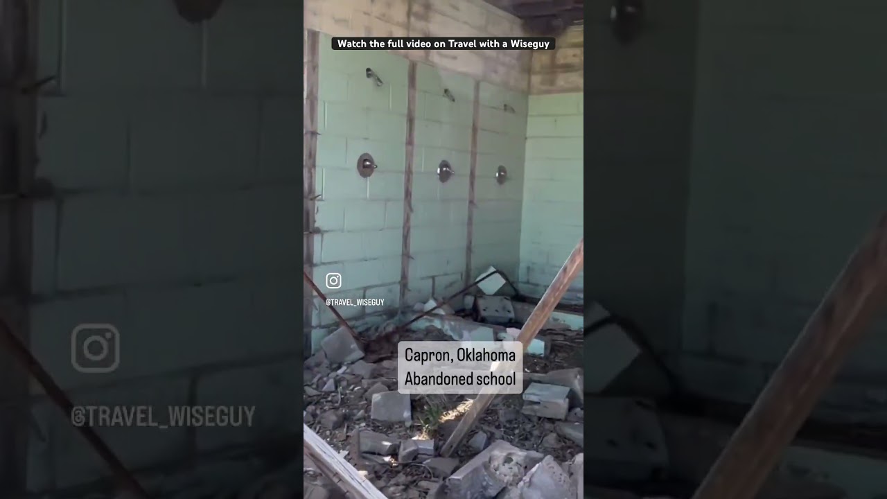 Capron, OK - abandoned school