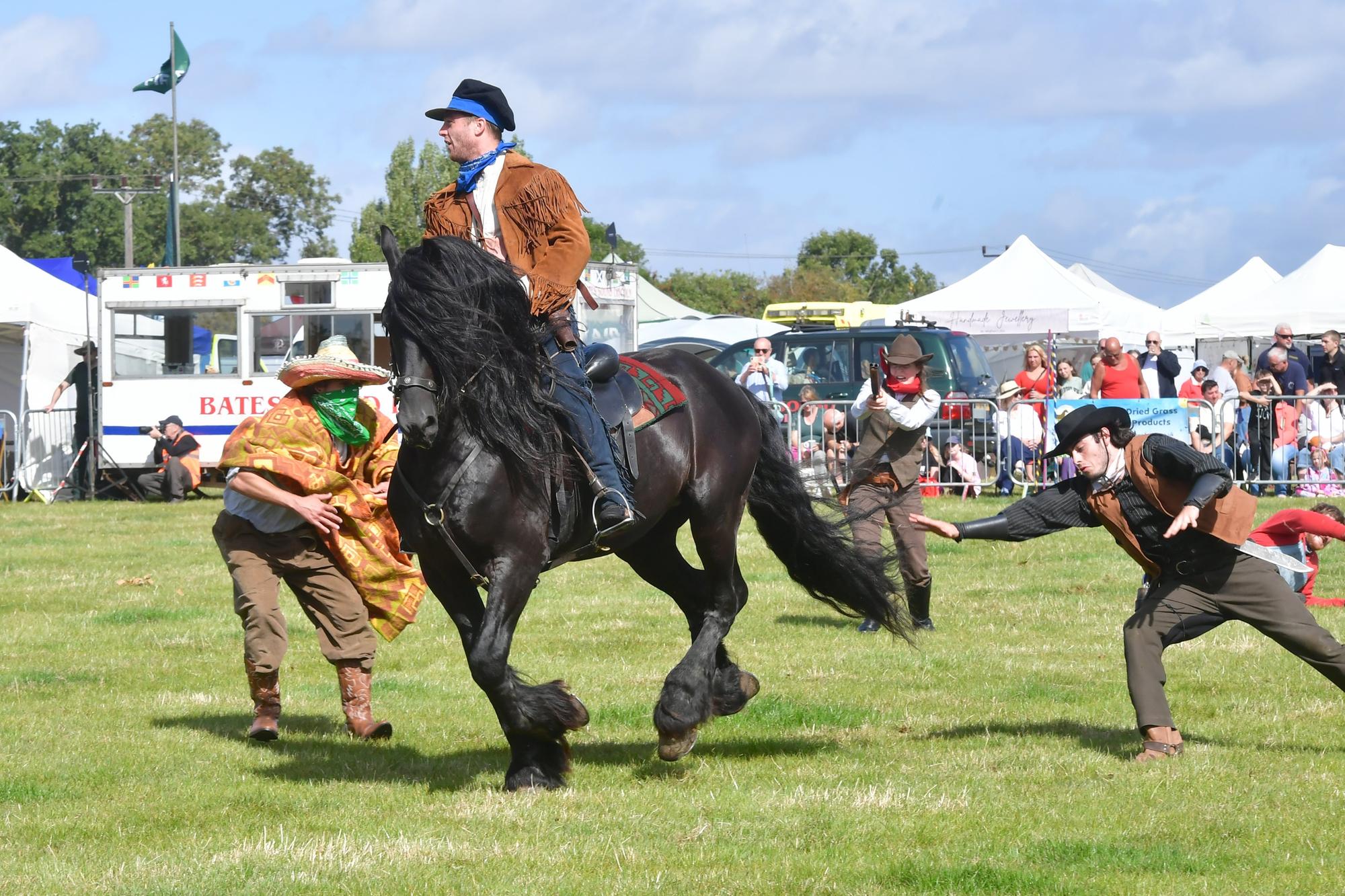 Spirits not dampened at Wragby Show