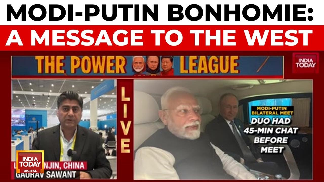 Modi, Putin's car chat in China: New power bloc's strong message to West
