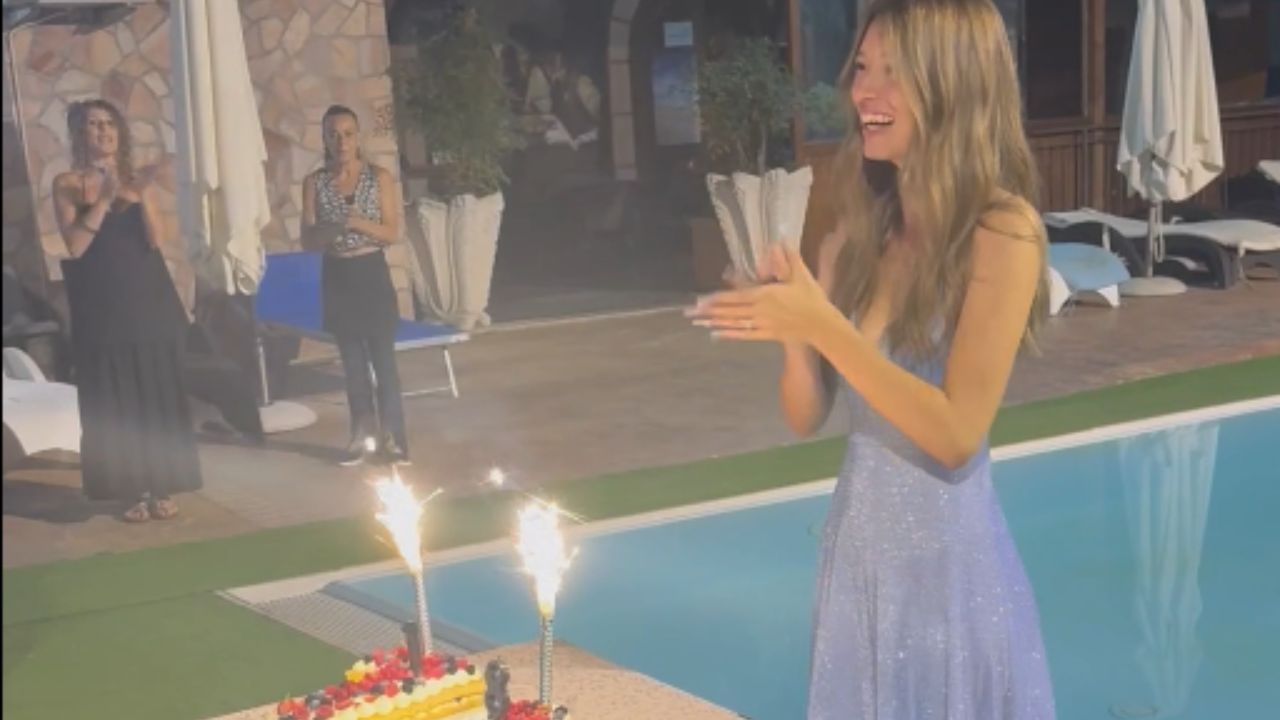 Birthday celebration turns comical as girl gets pushed into pool by ...