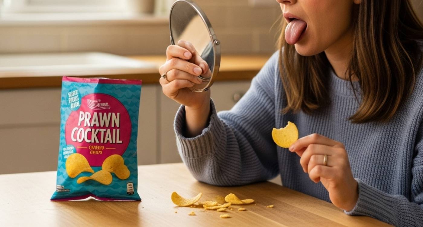 Une femme sauvée grâce à des chips goût cocktail de crevettes qui ont ...