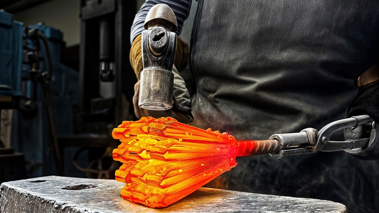 From Nail Clippers to a Sharp Blade Unbelievable Knife Forging!