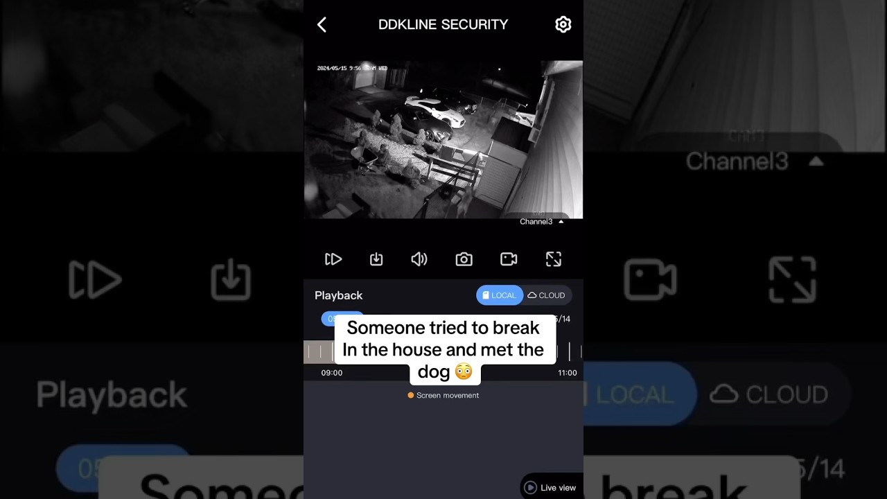 Family dog confronts intruder and saves the home