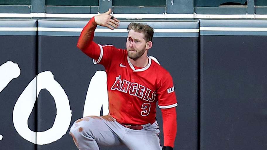 Angels Star Slams Astros Left Field Scoreboard After Taylor Ward Injury