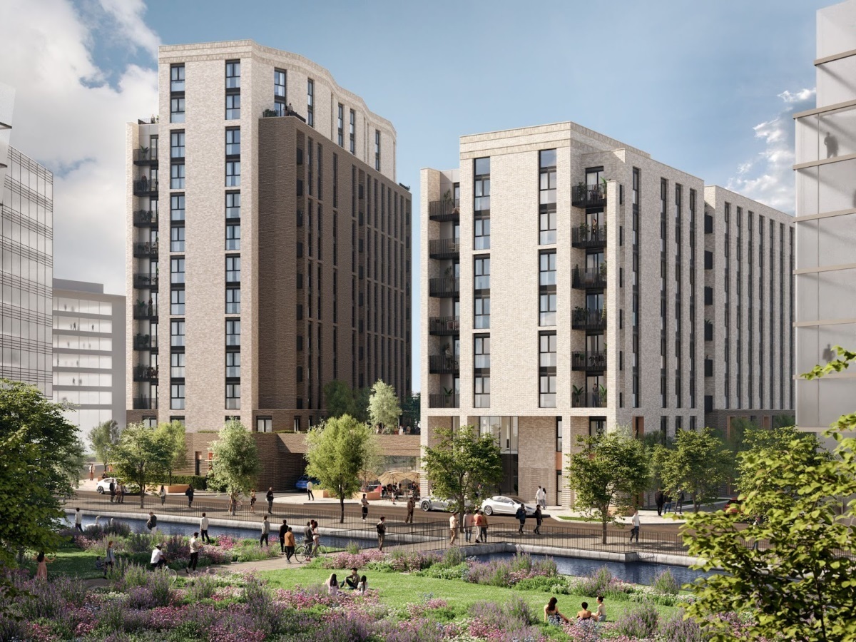 Building begins on giant Trafford Waters regeneration scheme where ...