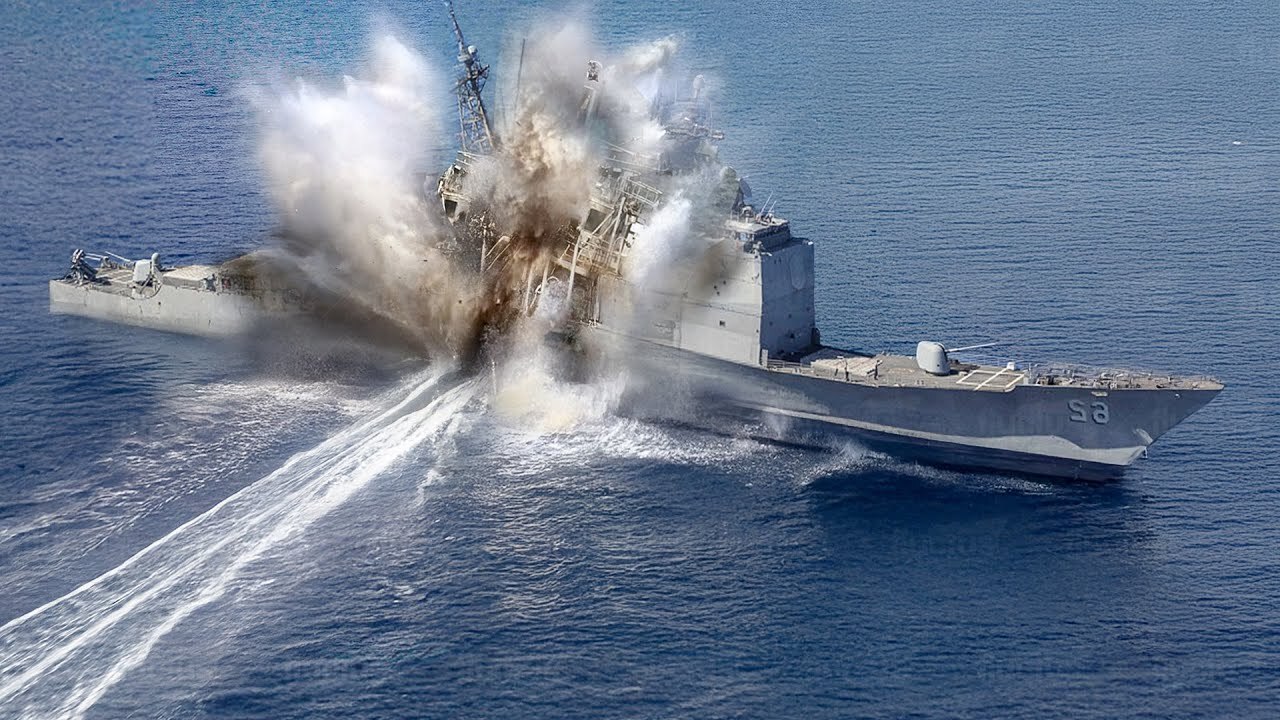 US Fires Superfast Torpedoes to Sink its Own Ship at Sea