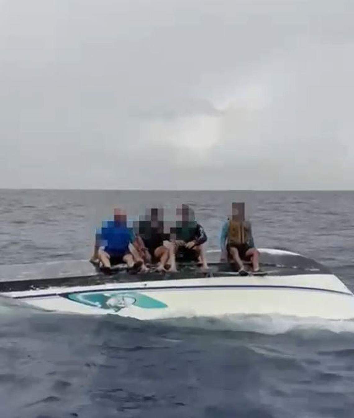 Miami-Dade firefighters save four from capsized boat off Haulover Inlet