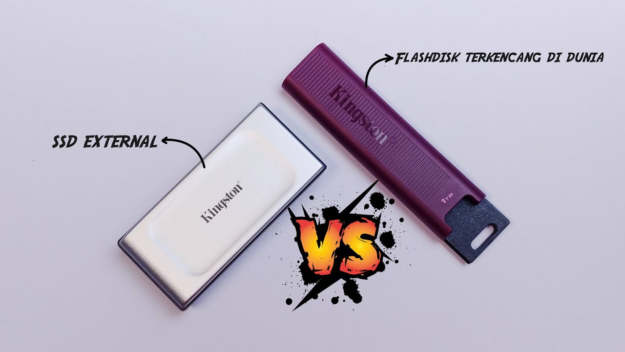 Flashdisk Tercepat vs SSD Eksternal – Kingston Max vs XS2000