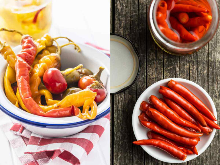 Tipos de chiles que se hacen en conserva: escabeche, encurtidos, en ...