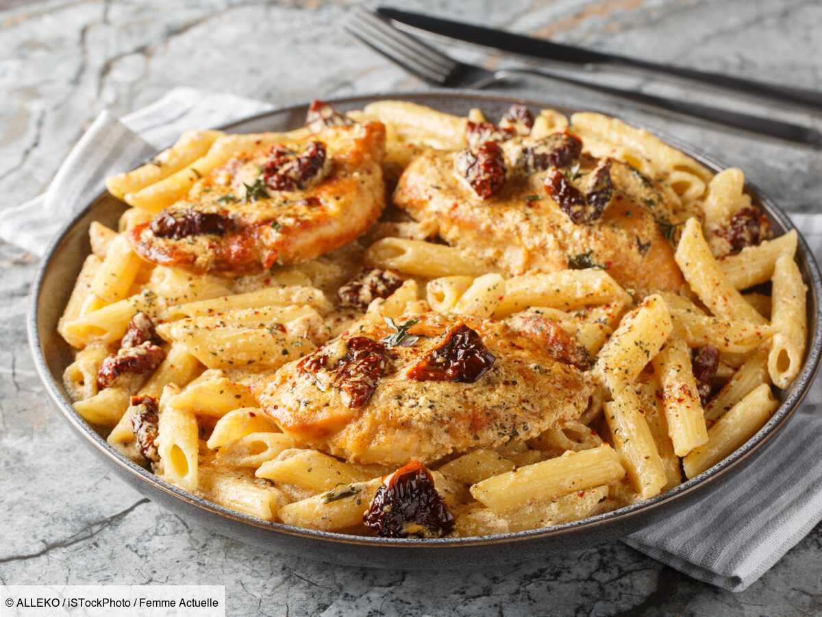 Déjeuner ou dîner rapide : 45 recettes de pâtes au poulet