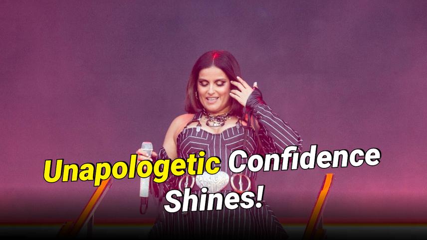 Nelly Furtado shows off shapely figure on stage — Fans can’t stop ...