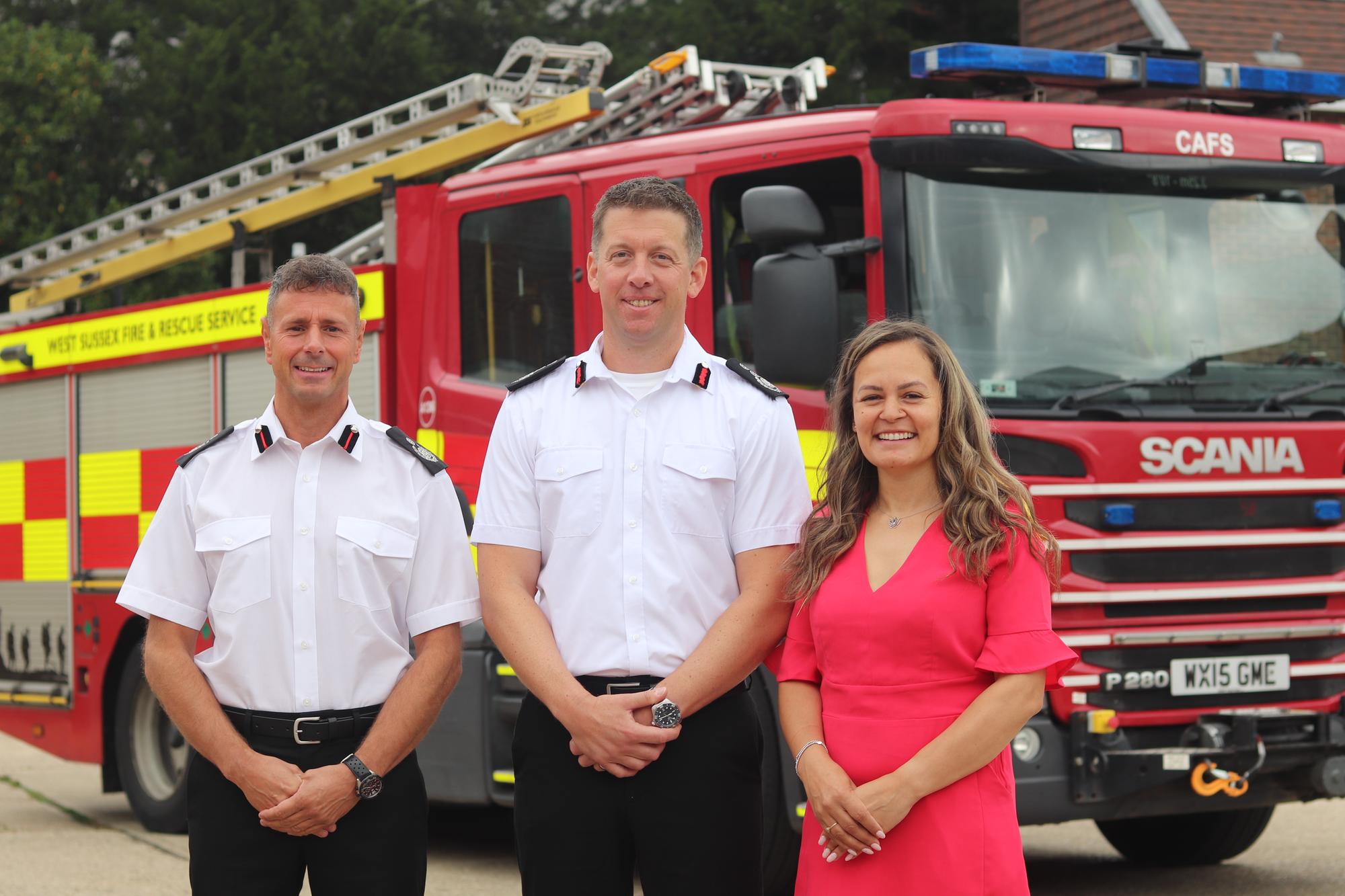 New senior leadership team appointed for West Sussex Fire & Rescue Service